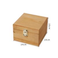 China Ultraportable Small Wooden Box Packaging With Lock Dustproof Reusable for sale