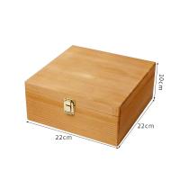 China Ultraportable Small Wooden Box Packaging With Lock Dustproof Reusable for sale