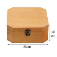 China Ultraportable Small Wooden Box Packaging With Lock Dustproof Reusable for sale