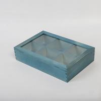 China Multifunctional Wooden Storage Box With Dividers Ultraportable Dustproof for sale