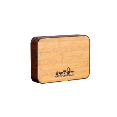 China Embossing Glossy Wooden Box Packaging For Tea Bag Storage Thickened for sale