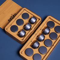 China Embossing Glossy Wooden Box Packaging For Tea Bag Storage Thickened for sale