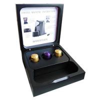 China Dustproof Antiwear Wooden Coffee Storage Box , Stable Wooden Tea Bag Chest for sale