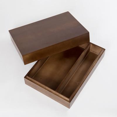 China Reusable Stable Wooden Champagne Box , Leakproof Wooden Gift Boxes For Wine Bottles for sale
