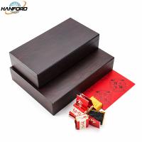 China Dustproof Thickened Wood Tea Box Organizer Multifunctional Durable for sale