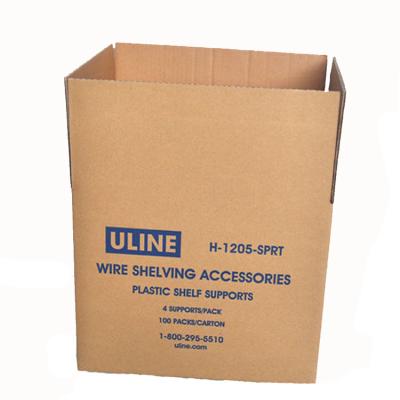China Portable Plain Brown Corrugated Gift Box Lightweight For Shipping for sale