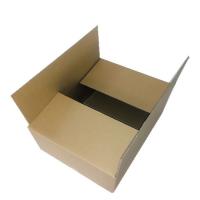 China Portable Plain Brown Corrugated Gift Box Lightweight For Shipping for sale