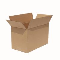 China Portable Plain Brown Corrugated Gift Box Lightweight For Shipping for sale