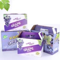 China Dustproof Fruit Corrugated Paper Box With Handle Recycled Durable for sale