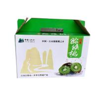 China Dustproof Fruit Corrugated Paper Box With Handle Recycled Durable for sale