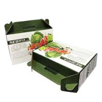 China Dustproof Fruit Corrugated Paper Box With Handle Recycled Durable for sale