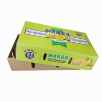 China Stable Practical Vegetable Corrugated Boxes , Recyclable Tomato Shipping Boxes for sale