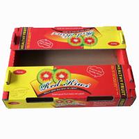 China Multicolor Sustainable Corrugated Gift Box For Fruit Packaging Leakproof for sale