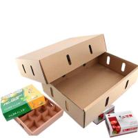China Durable Thickened Corrugated Box For Fruits , Multifunctional Tomato Packing Boxes for sale