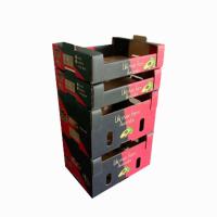 China Durable Thickened Corrugated Box For Fruits , Multifunctional Tomato Packing Boxes for sale