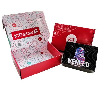 China Thickened Luxury Rigid Box Packaging , Foldable Corrugated Cardboard Gift Boxes for sale