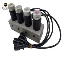 China 3/4/8 Bank Hydraulic Solenoid Valve Group EC210/240/360D Excavator Parts KWE5K-31/G24DB50 for sale