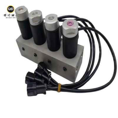 China 3/4/8 Bank Hydraulic Solenoid Valve Group EC210/240/360D Excavator Parts KWE5K-31/G24DB50 for sale