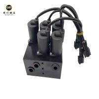China 3/4/8 Bank Hydraulic Solenoid Valve Group EC210/240/360D Excavator Parts KWE5K-31/G24DB50 for sale