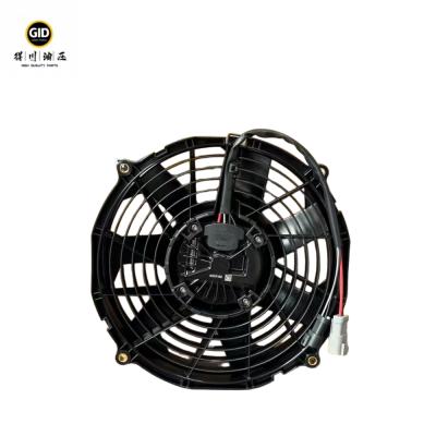 China 12V/24V Hydraulic Cooling Fan For Excavator - Heavy Duty Radiator Fan Motor Replacement for sale