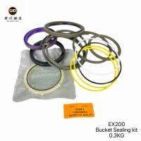 China EX200-2 Bucket Cylinder Seal Kit 0.3KG Excavator Hydraulic Oil Seal Repair Kit for Hitachi EX200 Bucket Seal Kit No reviews yet for sale
