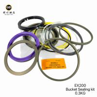 China EX200-2 Bucket Cylinder Seal Kit 0.3KG Excavator Hydraulic Oil Seal Repair Kit for Hitachi EX200 Bucket Seal Kit No reviews yet for sale