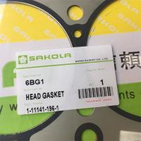 China 1-11141-196-1 Isuzu Cylinder Head Gasket For 6BG1 Excavator Diesel Engine for sale
