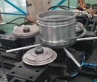 China Curved Ventilation Duct Air Duct Machine  rubber ring forming machine for sale