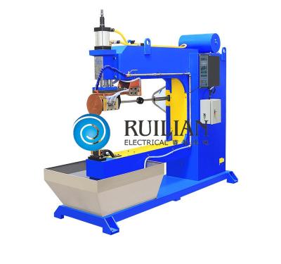 China Semi-Automatic Straight Seam Welding Machine Overlap 3-6mm 100KVA for Steel Drum for sale