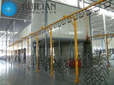 China Industrial Hardware Parts Spray Painting Production Line 120KW Powder Coating for sale