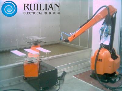 China Automatic Artificial Praying Drying Robot Spray Booth 15KW Industrial Painting Equipment for sale
