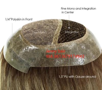 China European Hair Topper for Women Hair Loss Natural Color 8x8 Inch Base for sale