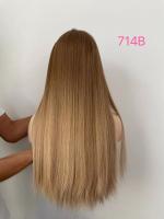 China Wholesale Ombre Color Russian European Unprocessed Human Hair Silk Jewish Wig 4x4 Inch Silk Top for sale