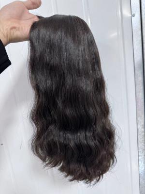 China 100% Human Hair Silk Top Kosher Wig Natural Looking White Women Wholesale 18 Inch for sale