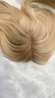 China European Gray Hair Topper 8x8 Inch Silk Base Natural Hairline for Women Hair Loss for sale