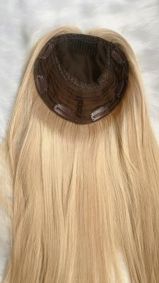 China Silk Top Human Hair Topper Balayage Color 8x8 Inch Women Toupee for Hair Loss for sale