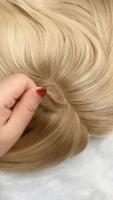 China European Human Hair Topper for Hair Loss 8x8 Inch Silk Base Natural Hairline for sale