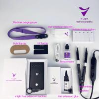 China V Light Hair Extensions Machine 30 Min Full Kit 150g Remy Hair Factory Supply for sale