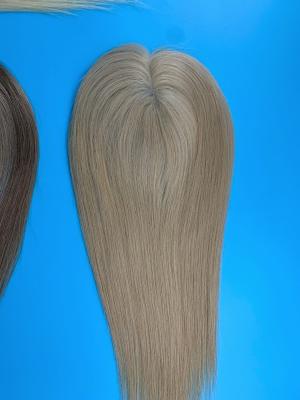 China Mono Top Silk Base Topper for Hair Loss 100% Russian Hair High Density 14x14cm for sale