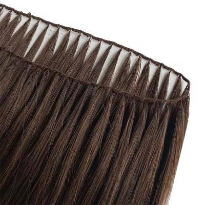 China Feather weft hair extensions best solution for thin hair for sale
