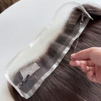 China Hairline topper ear to ear coverage human hair halo wire Swiss lace invisible frontal hairline for sale