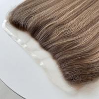 China Hairline topper ear to ear coverage human hair halo wire Swiss lace invisible frontal hairline for sale