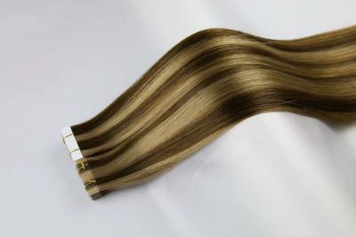 China Professional high quality cuticle aligned tape in hair extensions wholesale tape in human hair extensions for sale