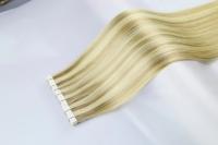 China Professional high quality cuticle aligned tape in hair extensions wholesale tape in human hair extensions for sale