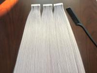 China Professional high quality cuticle aligned tape in hair extensions wholesale tape in human hair extensions for sale