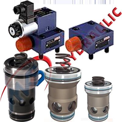 China Hydraulic 2 Way Cartridge Valve Directional Function Pressure Cut Off 350 Bar for sale