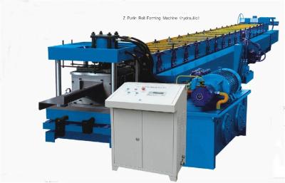 China C/Z Shaped Steel Purlin Forming Equipment with 22KW Power and 20-25m/min Production Speed for sale
