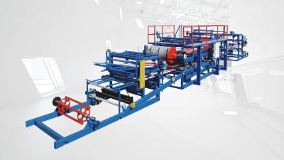 China Sandwich Roll Forming Machine for Insulated Panels - 8-10m/min Speed, 950-1200mm Width Range for sale