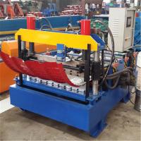 China Curved Roof Panel Machine 0.2-0.7mm Thickness 1000mm Width with PLC Control 3.7KW Hydraulic System for sale