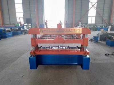 China Zinc Roofing Color Steel Roll Forming Machine 11 Stations 20-25m/min with PLC Control System for sale